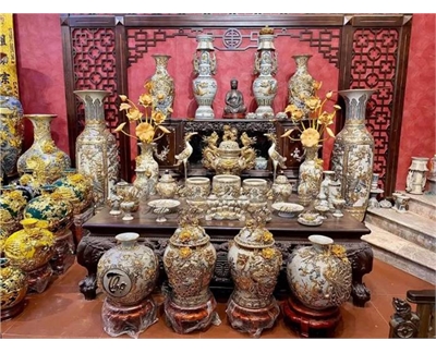 Cách phân biệt đồ thờ vẽ vàng, mạ vàng và dát vàng - Lý do đồ thờ mạ ...